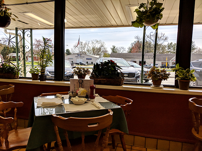 Window seats offer prime people-watching with your pancakes&mdash;the breakfast equivalent of dinner and a show.