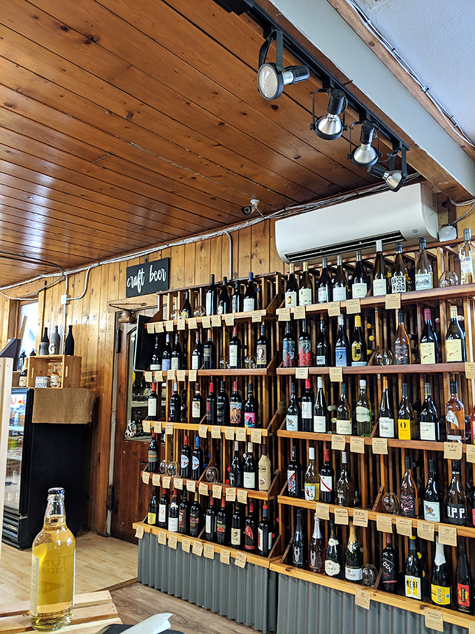 The interior counter &ndash; where transactions are secondary to the conversations that have shaped this community hub for generations. 