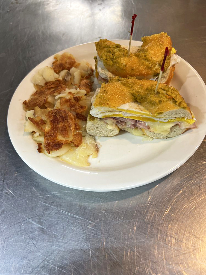 A breakfast sandwich that demands to be photographed first&mdash;the perfect marriage of eggs, avocado, and morning ambition. 