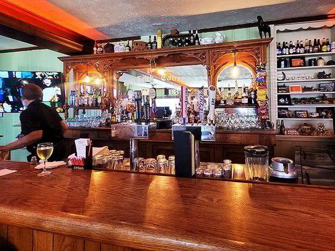 A bar that's witnessed first dates, business deals, and countless celebrations since before your grandparents were born. Wood polished by time and stories.