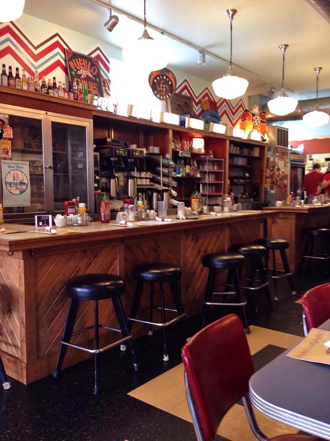 This isn't just a counter&mdash;it's front-row seating to the breakfast theater where southwestern magic happens one skillet at a time.