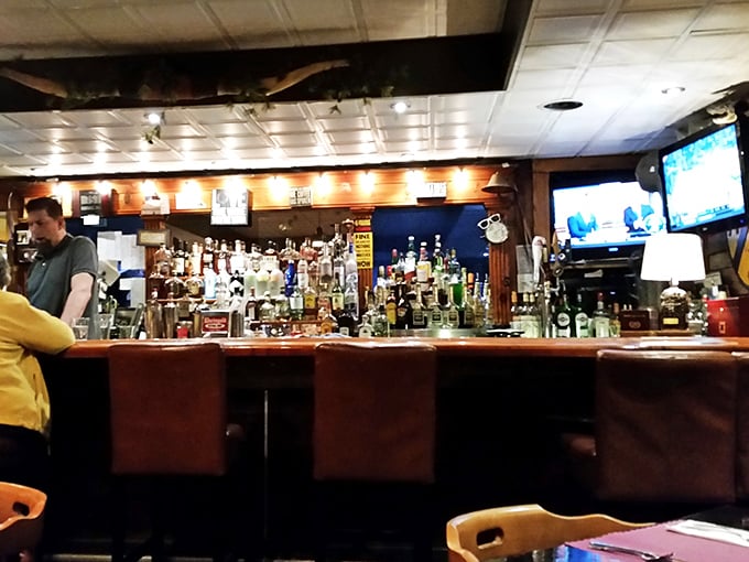 The bar&mdash;where decisions are limited to "straight up or on the rocks," not the existential crises of daily life. 