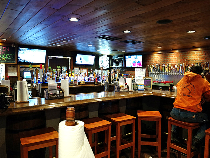 No ordinary bar&mdash;this is command central for liquid courage distribution, essential before facing down burgers of legendary proportions.