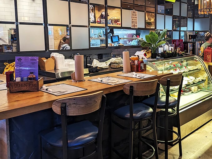 The counter where magic happens &ndash; part kitchen command center, part social hub, all dedicated to the pursuit of deliciousness.