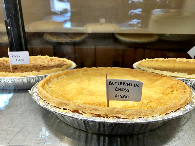 Buttermilk Chess Pie, the understated Southern classic that doesn't need flash or pyrotechnics to steal the spotlight on your taste buds.