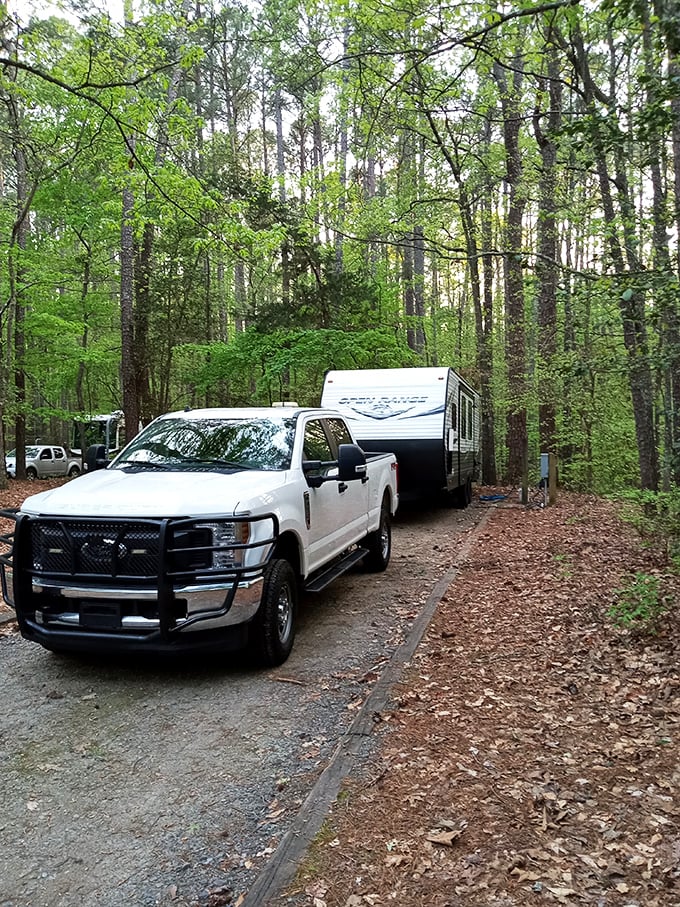 The RV lifestyle: bringing all the comforts of home to the wilderness, without having to argue with the GPS.