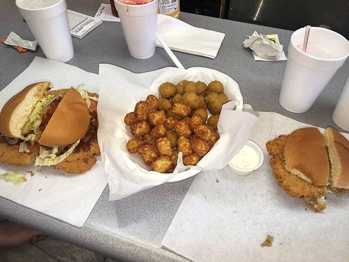 The cheese curds and fries combo&mdash;where "I'll just have a few" becomes "Where did they all go?" faster than you can say "diet starts tomorrow."