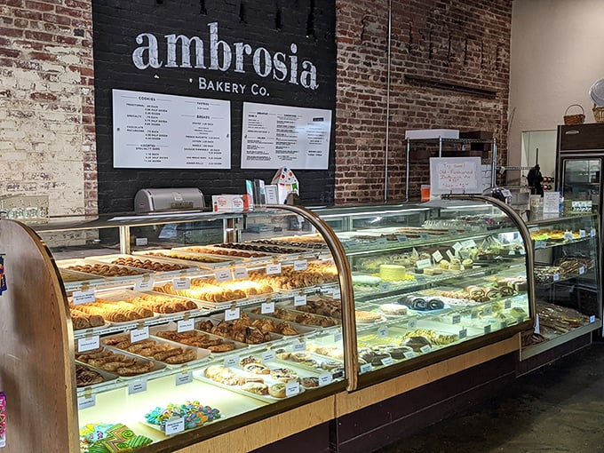 The display case: where good intentions about "just looking" go to die a deliciously justified death. 