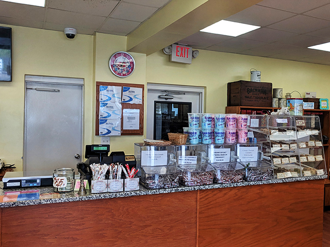 Where the magic happens &ndash; this counter has witnessed countless wide-eyed children (and equally excited adults) selecting their perfect treats.