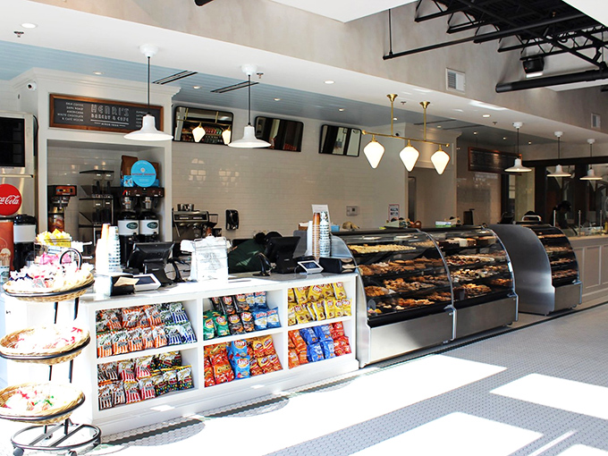 The counter where sandwich dreams come true&mdash;a testament to organization, freshness, and the art of feeding hungry Georgians with style.