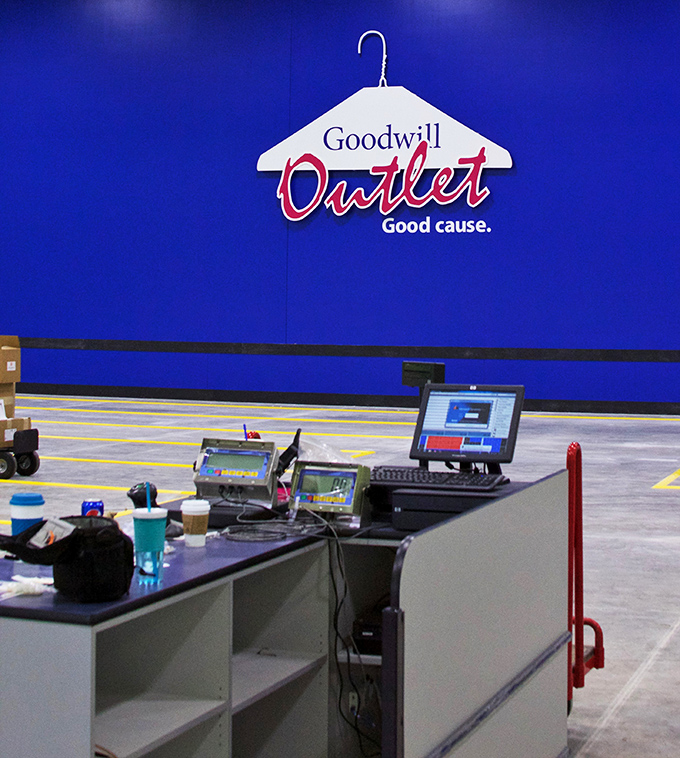 Command central, where finds are weighed and priced before heading home with triumphant hunters who can't believe their luck.