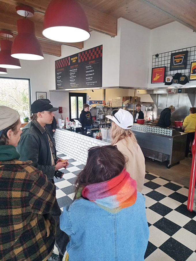 The line forms with anticipation&mdash;pilgrims on a deep-fried mission, waiting for their turn at battered bliss. 