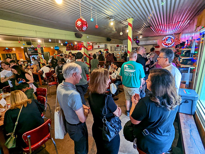 During festivals, Lewisburg's streets transform into joyful community living rooms. That purple-suited character isn't just costume&mdash;it's small-town America embracing its quirky side.