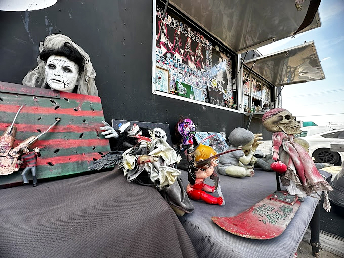 Where Freddy Krueger meets food service &ndash; this collection of horror memorabilia creates an ambiance you won't find at any chain restaurant.