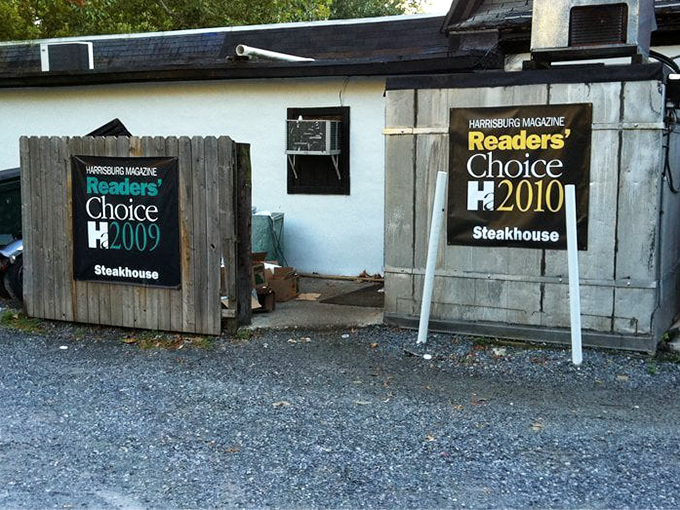 Award-winning status proudly displayed &ndash; because when you've earned Harrisburg's trust for your steaks, you deserve to brag a little.