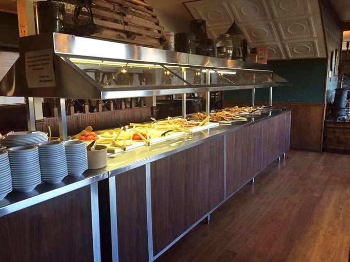 The buffet line at Dondie's&mdash;where self-control goes to die and "I'll just have a little more" becomes your mantra.