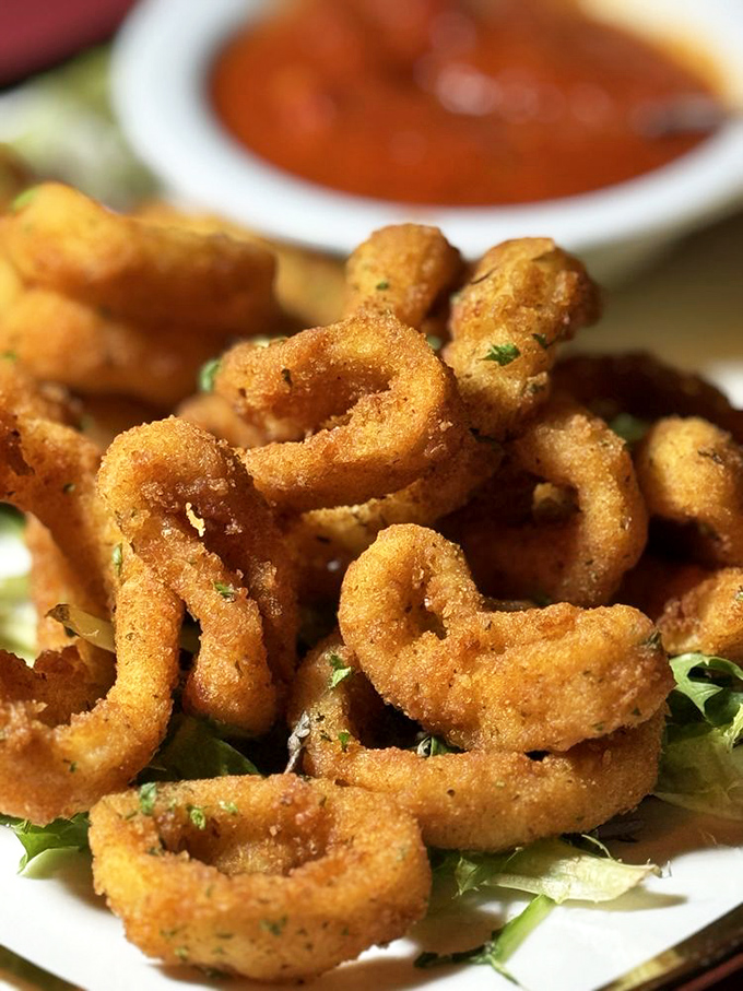 Calamari so perfectly golden and crisp, they deserve their own trophy. These rings aren't just appetizers&mdash;they're edible jewelry.