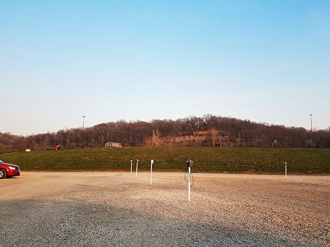 Those speaker poles standing like sentinels across the grounds&mdash;silent witnesses to decades of cinematic history and teenage backseat fumbling.