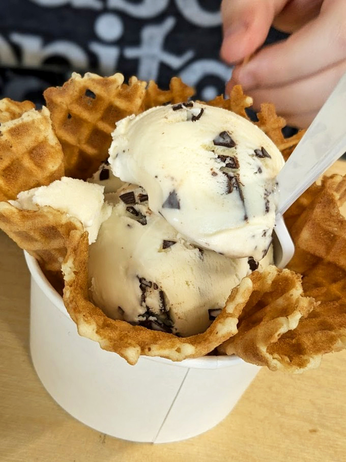 The ice cream sandwich &ndash; civilization's perfect portable dessert. Two cookies embracing ice cream in a hug that says "we're in this together." 