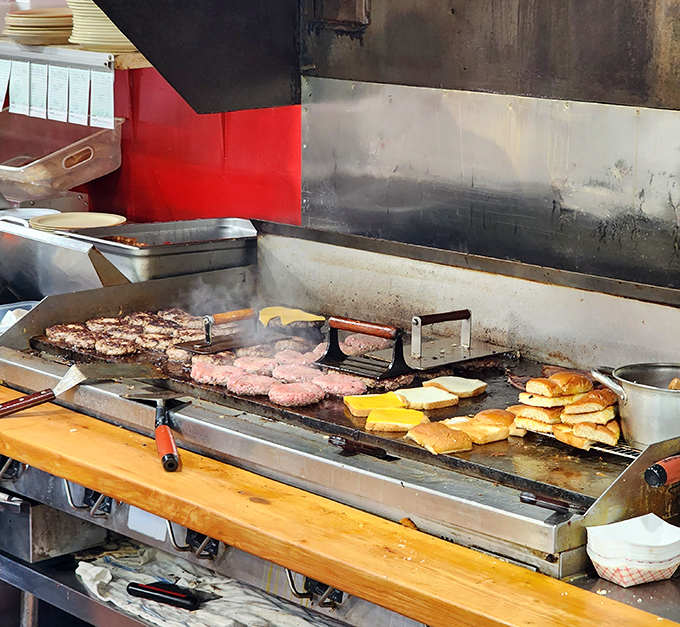 Where the magic happens. Johnny's kitchen may not be fancy, but it's produced more happiness than most five-star establishments could ever dream of.