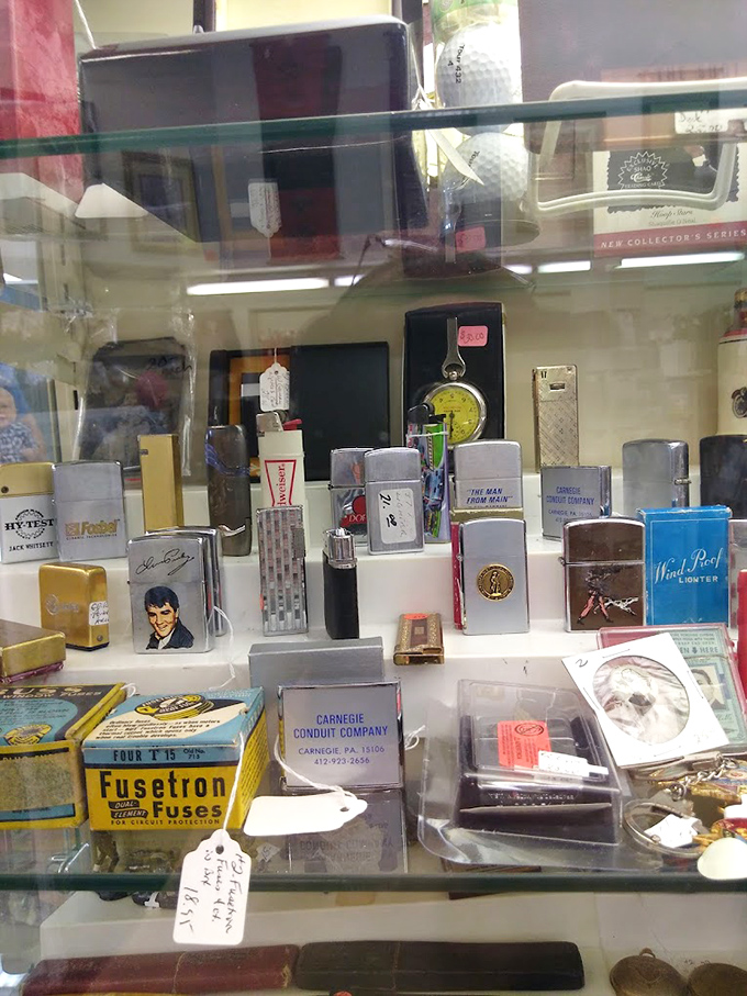 Vintage lighter collection spanning decades of design proves that even before smartphones, people needed something cool to fidget with.