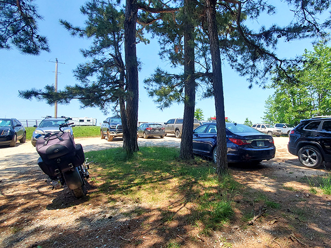 The journey to natural wonder begins here &ndash; a humble parking area serving as the gateway between ordinary life and extraordinary adventure.