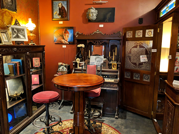 This cozy nook feels like the personal study of a Victorian occultist&mdash;the perfect spot to draft mysterious letters or summon forgotten spirits.