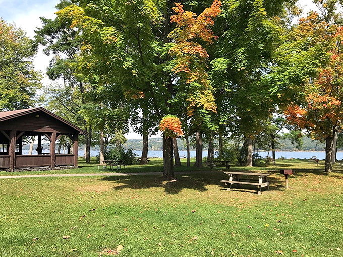 Picnic paradise awaits after your hike, where tables with million-dollar views don't require reservations or dress codes.