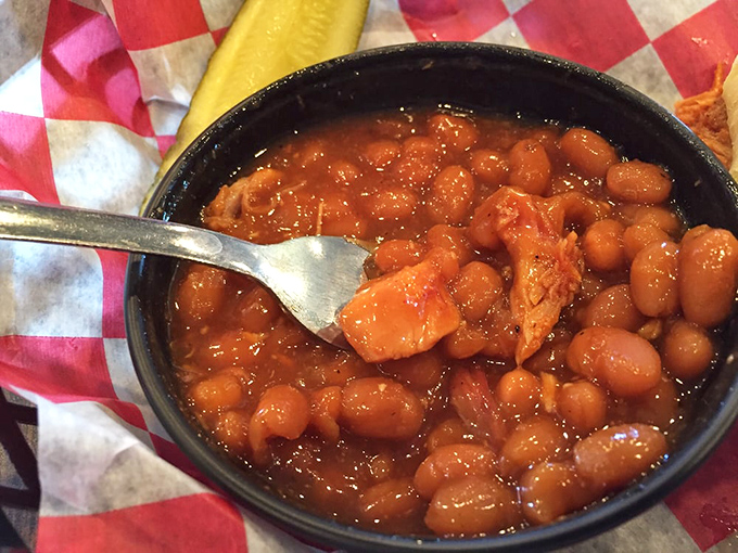 These beans have clearly been hanging out with the brisket &ndash; absorbing smoky wisdom and porky knowledge that no can could ever provide.
