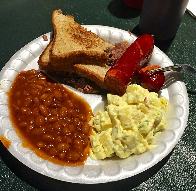 These sides aren't playing supporting roles; they're co-stars. That potato salad deserves its own IMDB page.