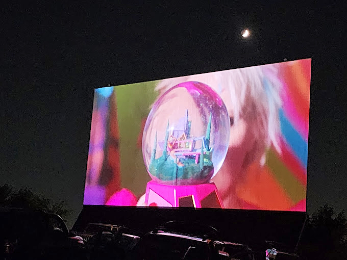 When the moon photobombs your movie night, you don't complain&mdash;you just add it to the list of things that make drive-ins magical.