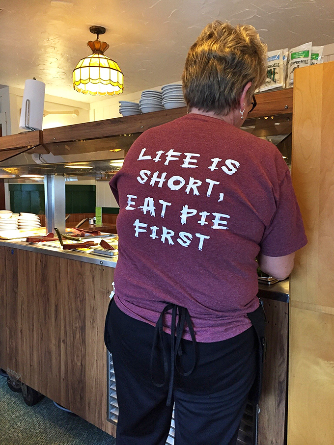 "Life is short, eat pie first"&mdash;words to live by from the staff who understand that dessert is sometimes the best medicine.