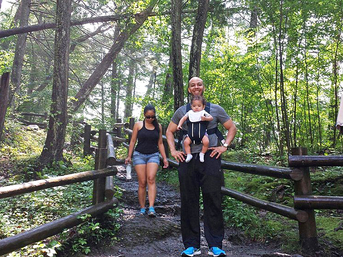 Family memories are made on trails like these. Three generations sharing one path, proving that nature's wonders have universal and timeless appeal.