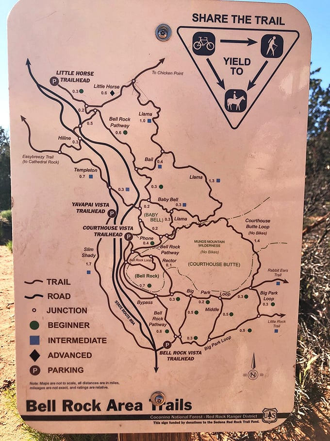 The choose-your-own-adventure guide to red rock country. More trail options than a fancy coffee shop has milk alternatives.