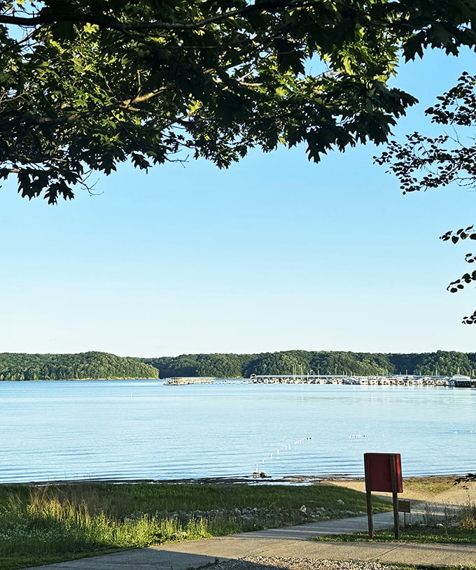 The view that launches a thousand "should we move here?" conversations between city folks on weekend getaways.