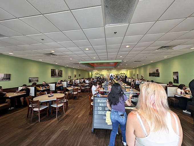 The full room speaks volumes&mdash;nobody packs a restaurant at this hour unless something magical is happening on those plates.