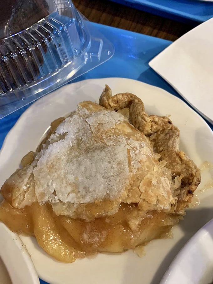This isn't just apple pie&mdash;it's the reason elastic waistbands were invented, with its flaky crust and cinnamon-spiced filling breaking hearts across Indiana.