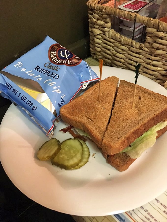Even lunch gets the Jimmy's treatment: a classic sandwich with crisp pickles and chips that proves sometimes the simple things truly are the best.