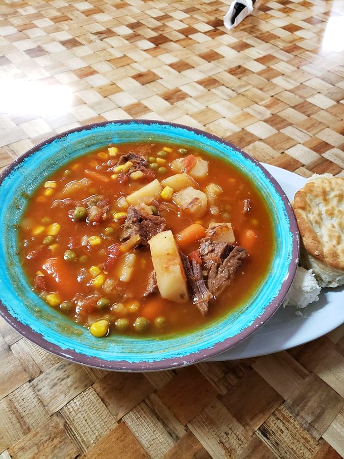 This isn't just beef stew&mdash;it's a bowl of liquid courage for whatever life throws your way. The vegetables are just bonus points.