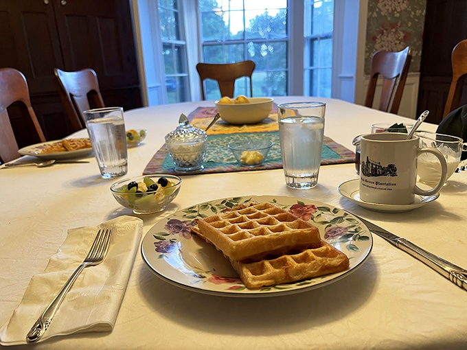 Belgian waffles so perfectly golden they deserve their own Instagram account&mdash;the breakfast equivalent of winning the lottery.