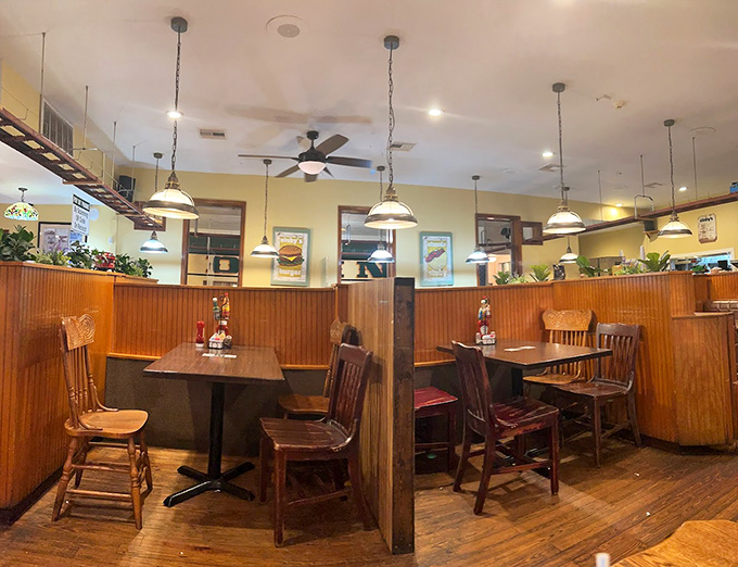 Wooden booths polished by decades of elbows and conversations—each one a potential setting for your next favorite memory.