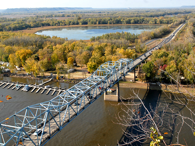 This bridge doesn't just connect Minnesota to Wisconsin&mdash;it's a steel ribbon tying together two states that sometimes forget they're neighbors.