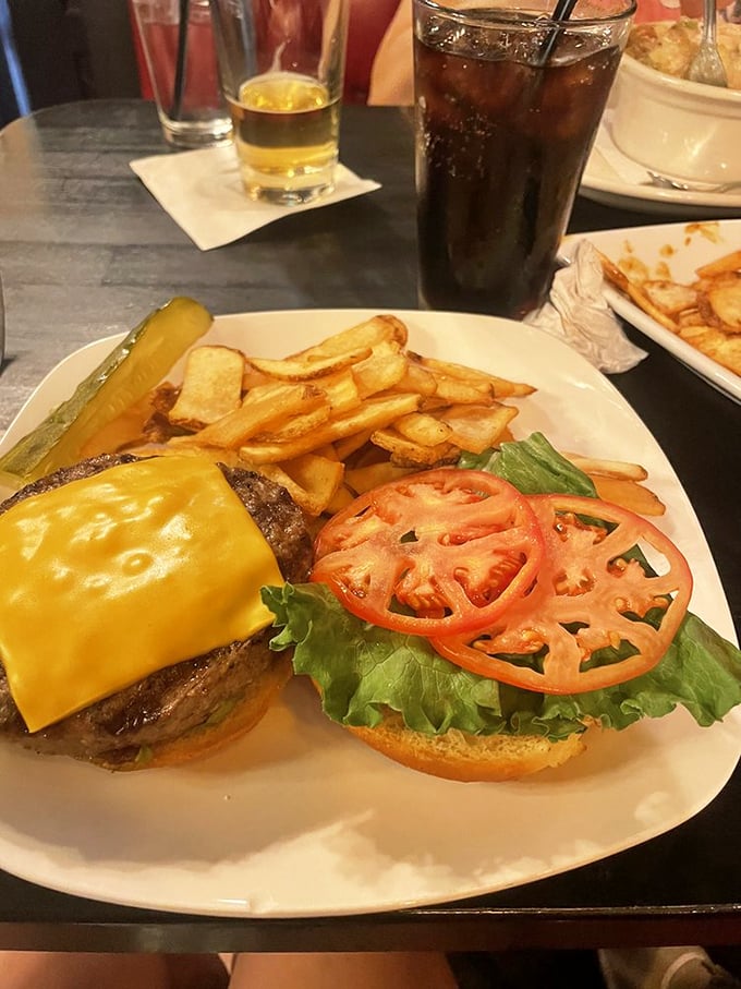 This isn't just a burger&mdash;it's a monument to simplicity done right, where every ingredient earns its place between those buns.