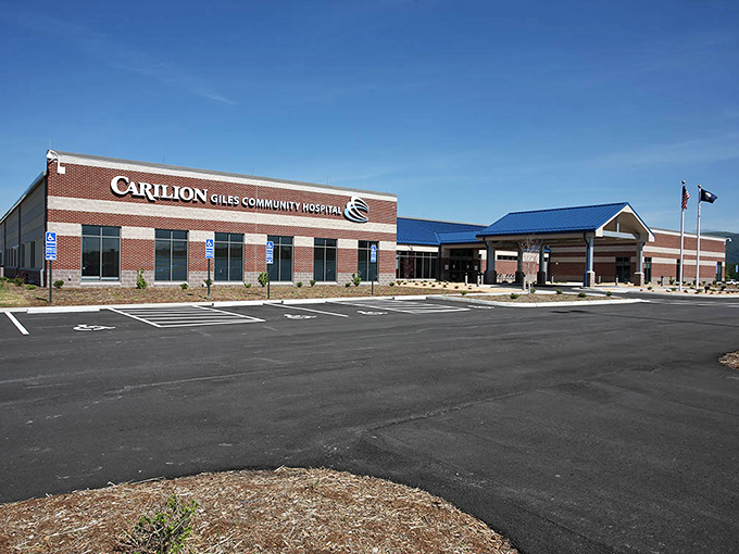 Carilion Giles Community Hospital stands ready to serve, proving that rural healthcare can combine modern medicine with small-town personal attention.