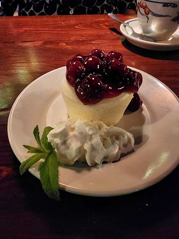 Not all heroes wear capes&mdash;some wear cherry topping and sit atop a perfect cheesecake with a sprig of mint.