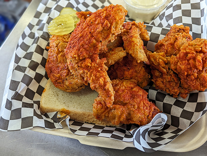 These wings aren't just spicy; they're wearing their cayenne badge of honor with pride, daring you to take the heat challenge. 