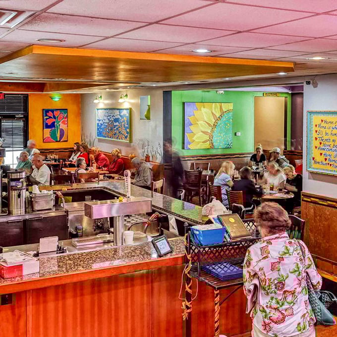 Where the magic begins&mdash;a bustling counter where orders transform into edible art. Every plate that emerges is a masterpiece of Southern ingenuity.