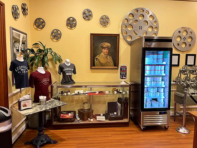 Movie reels on the wall remind us that Leopold's has deep Hollywood connections&mdash;but the real stars are behind the counter.