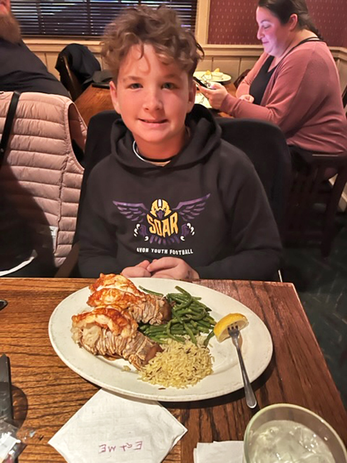 Even the youngest diners know that Mountain Jacks means serious business. That plate is about to create a lifetime memory.