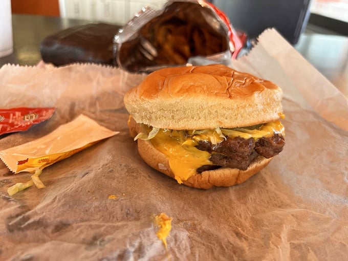 The double cheeseburger that makes you question why you ever bothered with those sad drive-thru versions your whole life.